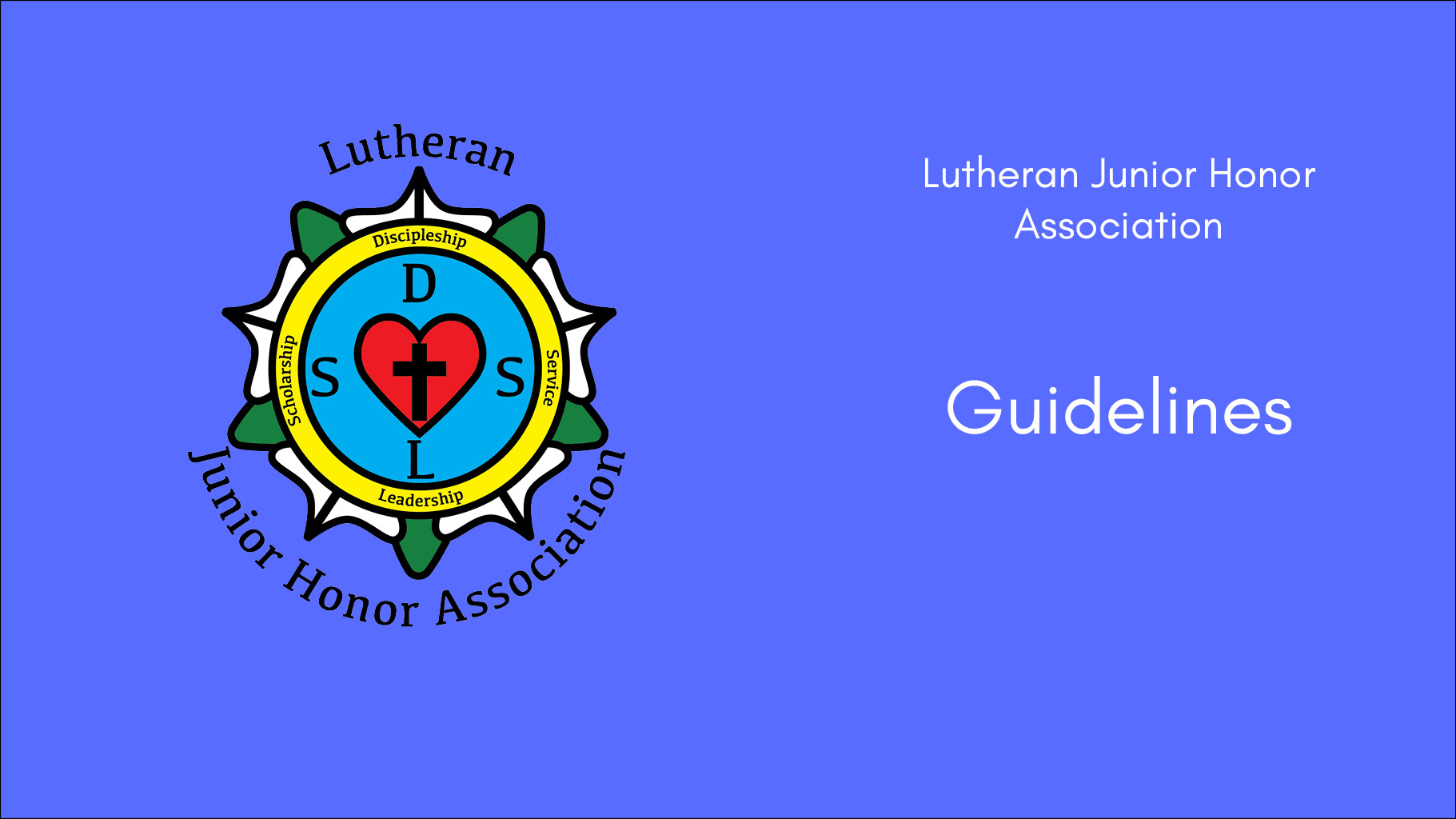 Lutheran Junior Honor Association Guidelines – Lutheran Education ...
