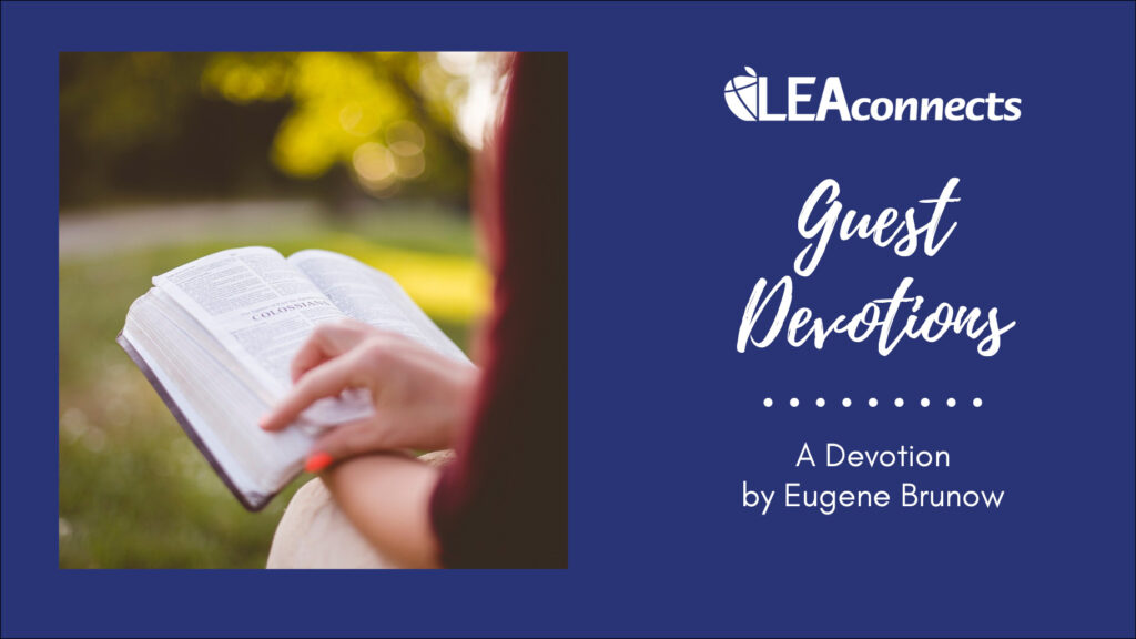 The Father keeps His Son Safe – Lutheran Education Association
