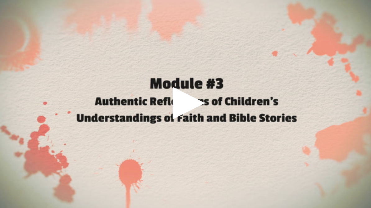 Authentic Reflections of Children’s Understandings of Faith and Bible ...